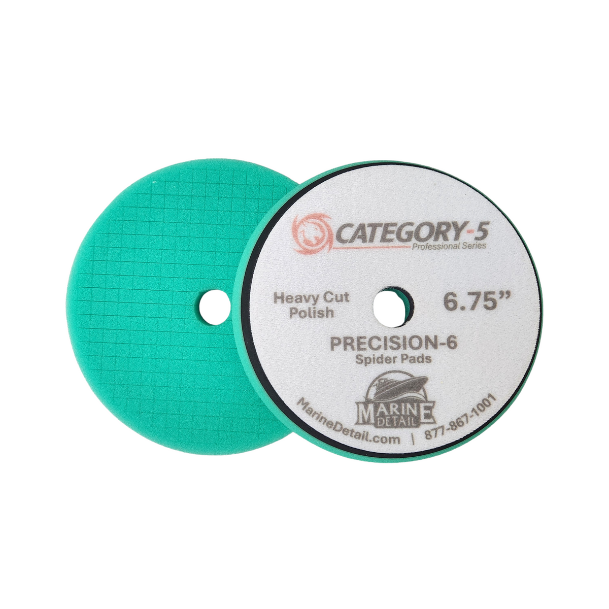 6.75" Precision-6 "Spider Pad" (Heavy Cut / Polish) - Professional Ser ...