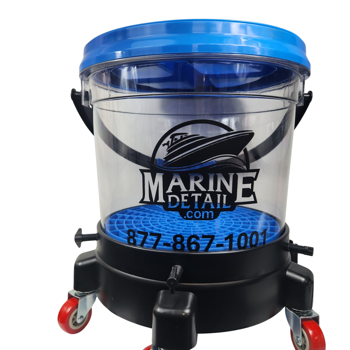 MarineDetail.com 4.75 Gal Wash Bucket System – w/ Lid, Grit Guard & Do ...