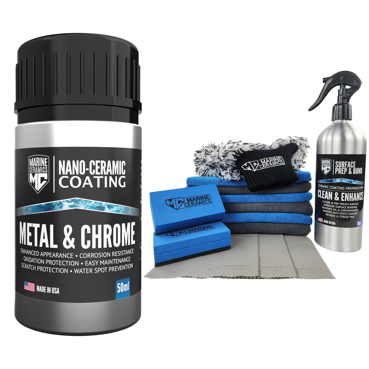 Metal & Chrome - BUNDLE (Premium Ceramic Coating) – MarineDetail.com
